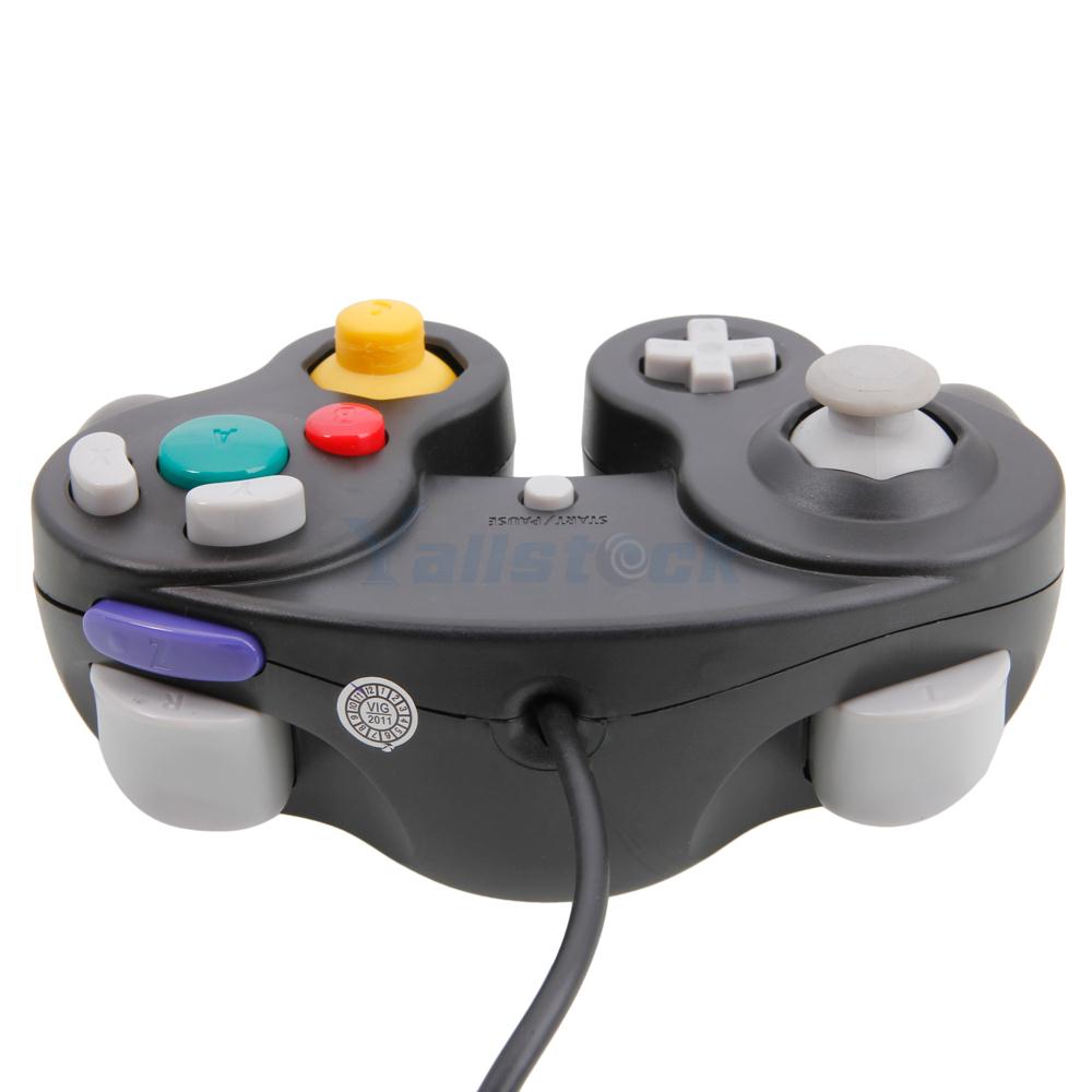 2x Black Wired Game Controller Analog Control Joystick For Nintendo